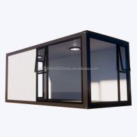 China Conveniently Portable Flat Pack Sandwich Panel Architecture Container for Coffee Bar Convenience Store or Camping Site for sale