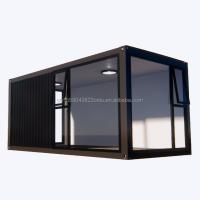 China Conveniently Portable Flat Pack Sandwich Panel Architecture Container for Coffee Bar Convenience Store or Camping Site for sale