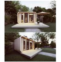China EU Garden Wooden Cabins Wall 75mm Wave Sandwich Panel Customized Color Assembled Houses for Home Studio Manufacturers for sale