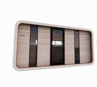 China EU Garden Wooden Cabins Wall 75mm Wave Sandwich Panel Customized Color Assembled Houses for Home Studio Manufacturers for sale