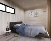 China EU Garden Wooden Cabins Wall 75mm Wave Sandwich Panel Customized Color Assembled Houses for Home Studio Manufacturers for sale