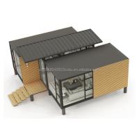 China Detachable Container 20ft Luxury Modular Prefabricated Container House for Modern Hotel Design and Foldable Luxury Container for sale