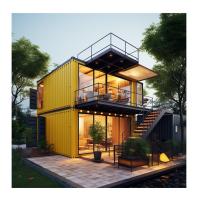 China Family Steel Structure Shop 20ft/40ft EU Luxury Modern Design Prefabricated House with Kitchen Bathroom One Bedroom for sale