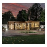 China Steel Structure Wooden House Garden Bedroom Beach Scenery Characteristics Home Stay Hotel 20ft Wooden Container House for sale