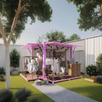 China Modern Design Foldable Steel Shipping Container Prefabricated Flat Pack Outdoor Stores with Customized Color and Shipping for sale