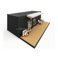 China Front Terrace Country Style Container with Aluminum Alloy Windows and Galvanized Steel Bending 180g 20ft Modular Housing for sale