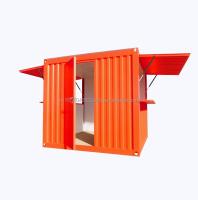 China Modern Design Sandwich Panel Flat Pack Container Mobile Modular Shipping Corrugated House for Coffee Shop or Container Bar for sale