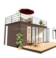 China Galvanized Steel Main Structure Modern Luxury Chinese Prefabricated Steel Villa for Easy Assembly in Outdoor Environment for sale