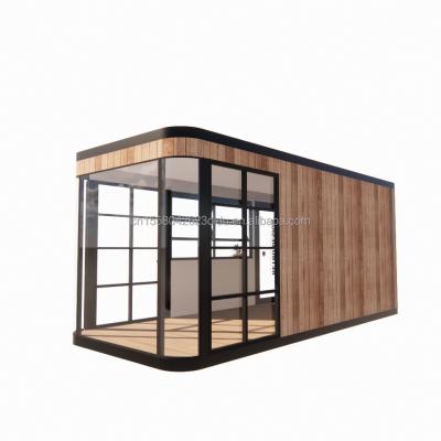 China Steel Frame Galvanized Steel Bending 180g Modern Design 20ft 40ft Prefab Container House for Mobile Coffee Shops Restaurants for sale