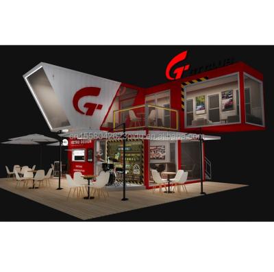 China Customized Color 10ft 20ft Modern Mobile Modular Prefab House Easy Install Flat Pack Prefabricated Detachable Container for sale