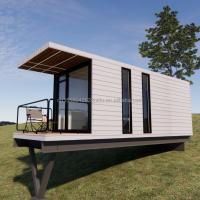 China Aluminum Alloy Windows 20ft Prefab House Container House Hotel Leisure Container Holiday Home Luxury House Light Steel Villa for sale