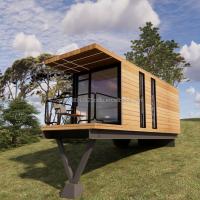 China Aluminum Alloy Windows 20ft Prefab House Container House Hotel Leisure Container Holiday Home Luxury House Light Steel Villa for sale