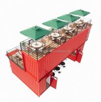 China 10ft 20ft Pop-up Transport Pavilion Sandwich Panel House Restaurant Store Shipping Container for Mall Made for sale