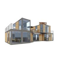 China Galvanized Steel Square Tubes Customizable Prefabricated Container for Family Living or Office Combination Solution for sale