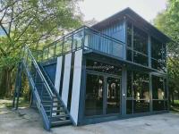China Galvanized Steel Square Tubes Customizable Prefabricated Container for Family Living or Office Combination Solution for sale