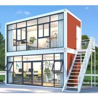 China Office Modified Shipping Container for Outdoor Company Steel Modular Double-Story Prefabricated Combination Container Houses for sale