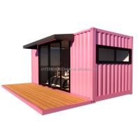 China Residential Modular Prefabricated Trailer with 50/75/100mm Wave Sandwich Panel Walls 20ft Modern Design Style for sale