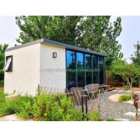 China Eco-Friendly Materials 20ft 40ft 2 Bedrooms Prefabricated Garden Cabin House Glass Doors Container Wooden House for Hotel for sale