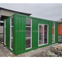 China Hotel Resort Steel Frame Office Container House with 50/75/100mm Wave Sandwich Panel and Galvanized Steel Bending 180g for sale