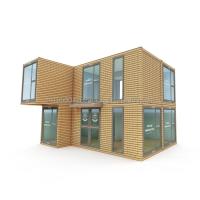 China Office Modified Shipping Container for Outdoor Company Steel Modular Double-Story Prefabricated Combination Container Houses for sale