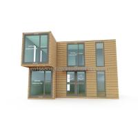 China Office Modified Shipping Container for Outdoor Company Steel Modular Double-Story Prefabricated Combination Container Houses for sale