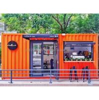 China Hotel Resort Steel Frame Office Container House with 50/75/100mm Wave Sandwich Panel and Galvanized Steel Bending 180g for sale