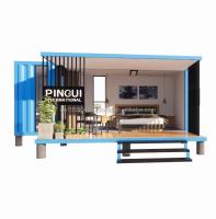 China Customized 20ft Single Room Expandable Container Room with Modern Design and Aluminum Alloy Windows for sale