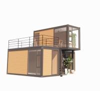 China Modular Prefabricated Houses Made of Galvanized Steel Square Tubes for Office and Apartment for sale