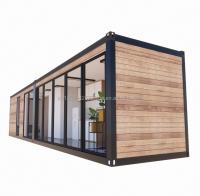 China Prefabricated Wooden Luxury Tiny Living Portable Prefab Container Home Houses with Bedroom Bathroom Kitchen Living Room for sale