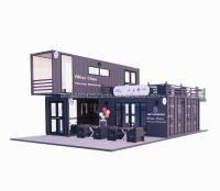 China Modular Prefabricated Houses Made of Galvanized Steel Square Tubes for Office and Apartment for sale