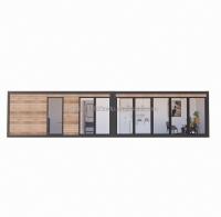 China Prefabricated Wooden Luxury Tiny Living Portable Prefab Container Home Houses with Bedroom Bathroom Kitchen Living Room for sale