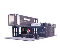 China Modular Prefabricated Houses Made of Galvanized Steel Square Tubes for Office and Apartment for sale
