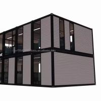 China Outdoor Construction Site Prefabricated Modern Design Office Building with Galvanized Steel Bending 180g for sale
