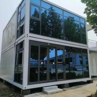 China Outdoor Construction Site Prefabricated Modern Design Office Building with Galvanized Steel Bending 180g for sale