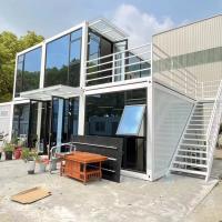 China Outdoor Construction Site Prefabricated Modern Design Office Building with Galvanized Steel Bending 180g for sale