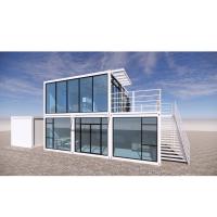 China Outdoor Construction Site Prefabricated Modern Design Office Building with Galvanized Steel Bending 180g for sale