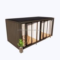 China Mobile Shop House Modern 20ft Prefab Steel Container Clothing Store Kiosk with Aluminum Alloy Windows for sale