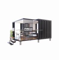 China Finished Product 20ft Pop-up Container House with Customized Color and 50/75/100mm Wave Sandwich Panel for sale