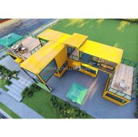 China Wall 50/75/100mm Wave Sandwich Panel Office Container for Modern Design Prefabricated Expandable Container Home for sale