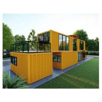 China Wall 50/75/100mm Wave Sandwich Panel Office Container for Modern Design Prefabricated Expandable Container Home for sale
