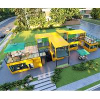 China Wall 50/75/100mm Wave Sandwich Panel Office Container for Modern Design Prefabricated Expandable Container Home for sale