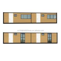 China Hotel 40 Feet 2 Bedroom Living Container House Customized Color Prefab Premade Modular Tiny Movable Shipping Portable Homes for sale