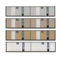 China Hotel 40 Feet 2 Bedroom Living Container House Customized Color Prefab Premade Modular Tiny Movable Shipping Portable Homes for sale