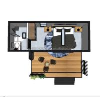 China 20 Foot Container House Convenient Finished Design for Modern Single Room Living and Expansion for sale