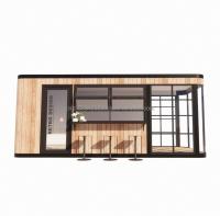 China Galvanized Steel Square Tubes Structure 20FT Container Coffee Bar Mobile Sunlight House Outdoor Bar with Customized Color for sale