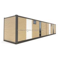 China Mobile Shipping Container with 4 Bedroom Residential Mini Lounge Wall 50/75/100mm Wave Sandwich Panel for sale