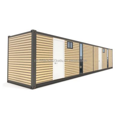 China Mobile Shipping Container with 4 Bedroom Residential Mini Lounge Wall 50/75/100mm Wave Sandwich Panel for sale