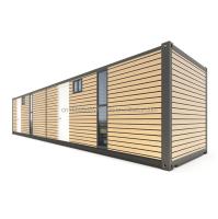 China Mobile Shipping Container with 4 Bedroom Residential Mini Lounge Wall 50/75/100mm Wave Sandwich Panel for sale