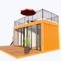 China Directly Sells Quick Assembly Prefabricated Steel Structure Mobile House for Home Coffee Shop Container in 20ft or 40ft for sale