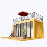 China Directly Sells Quick Assembly Prefabricated Steel Structure Mobile House for Home Coffee Shop Container in 20ft or 40ft for sale